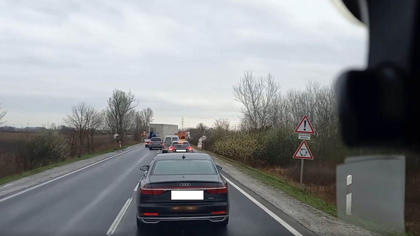 Videó: Félpályán halad a forgalom Kisvárda előtt