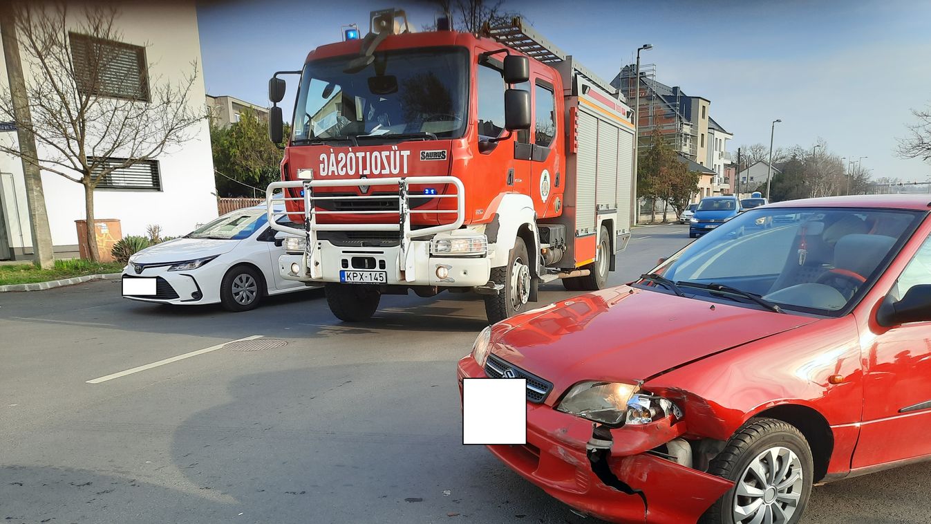 Karambol Nyíregyházán (fotók)