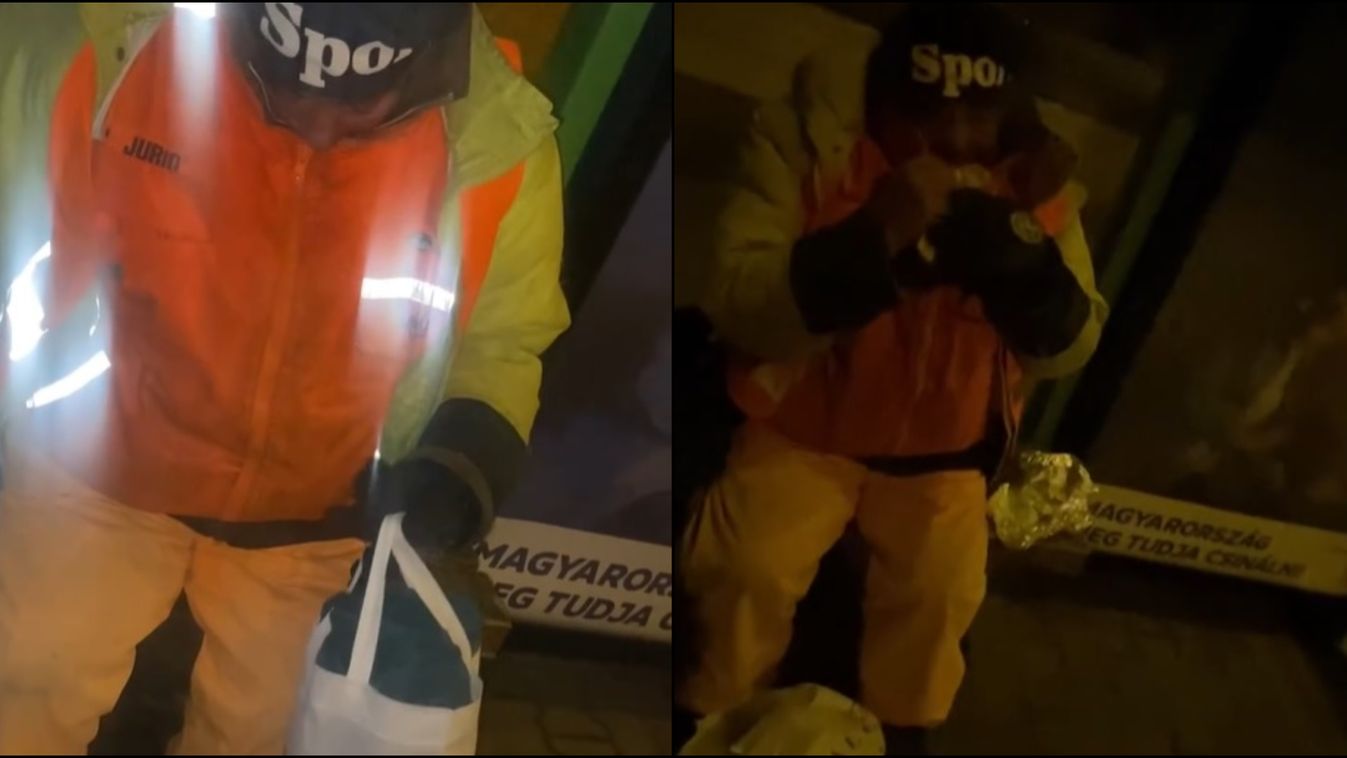 "Még nem ettél ma?" - Csomagot vitt Sanyinak, a hajléktalannak, aki ...