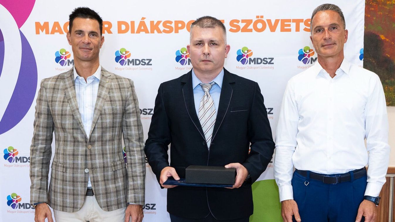 Halász Levente vármegyénk "Diáksportért" díjasa