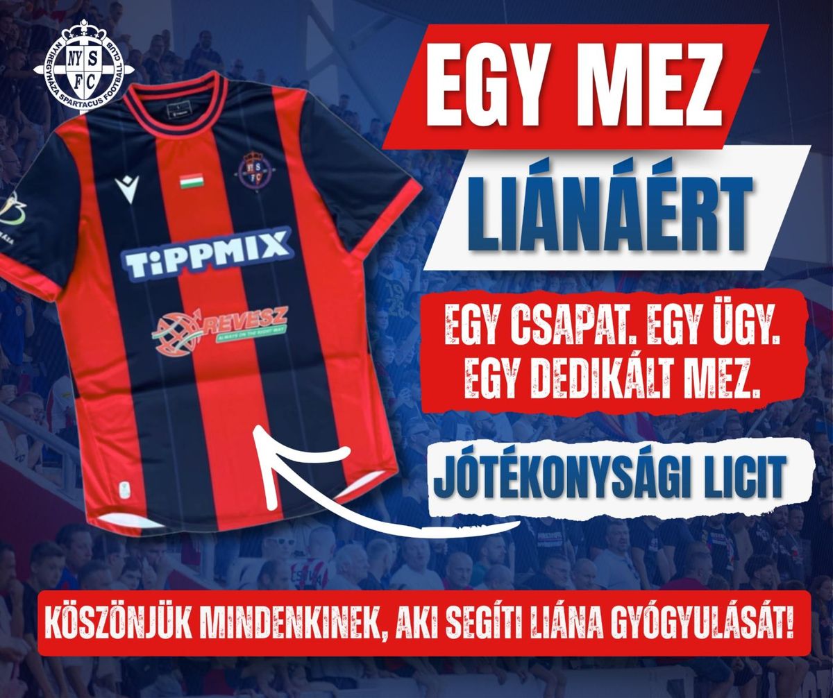 A Nyíregyháza Spartacus mezére licitáltak